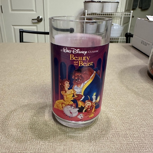 Disney | Kitchen | Disney Plastic Beauty And The Beast Cup | Poshmark